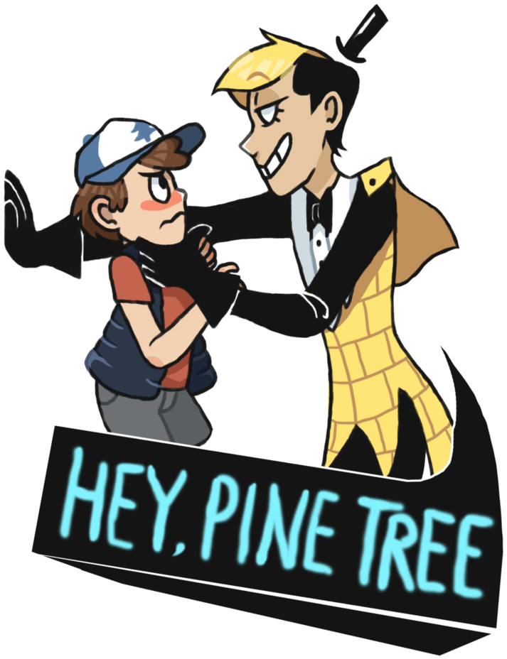 Hey, Pine Tree By Zullyvantas - Bill Cipher Hey Pine Tree - (808x989 ...