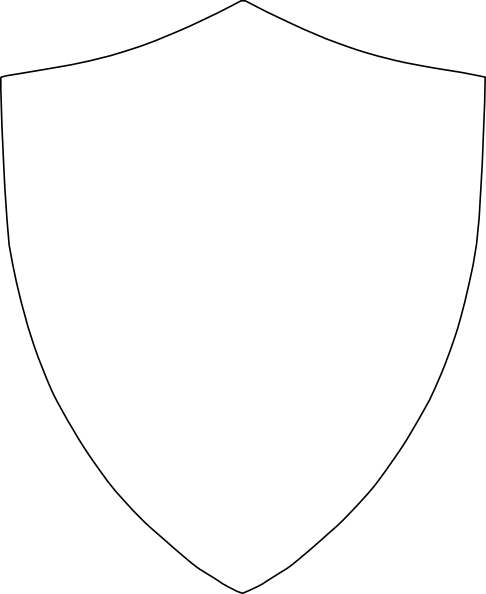 Shield Icon Png White - (486x594) Png Clipart Download