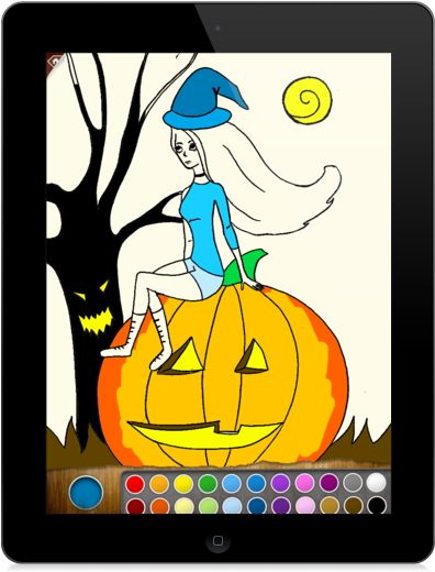 Ipad Coloring App Scary Colors Coloring Book App For - Xcode Coloring ...