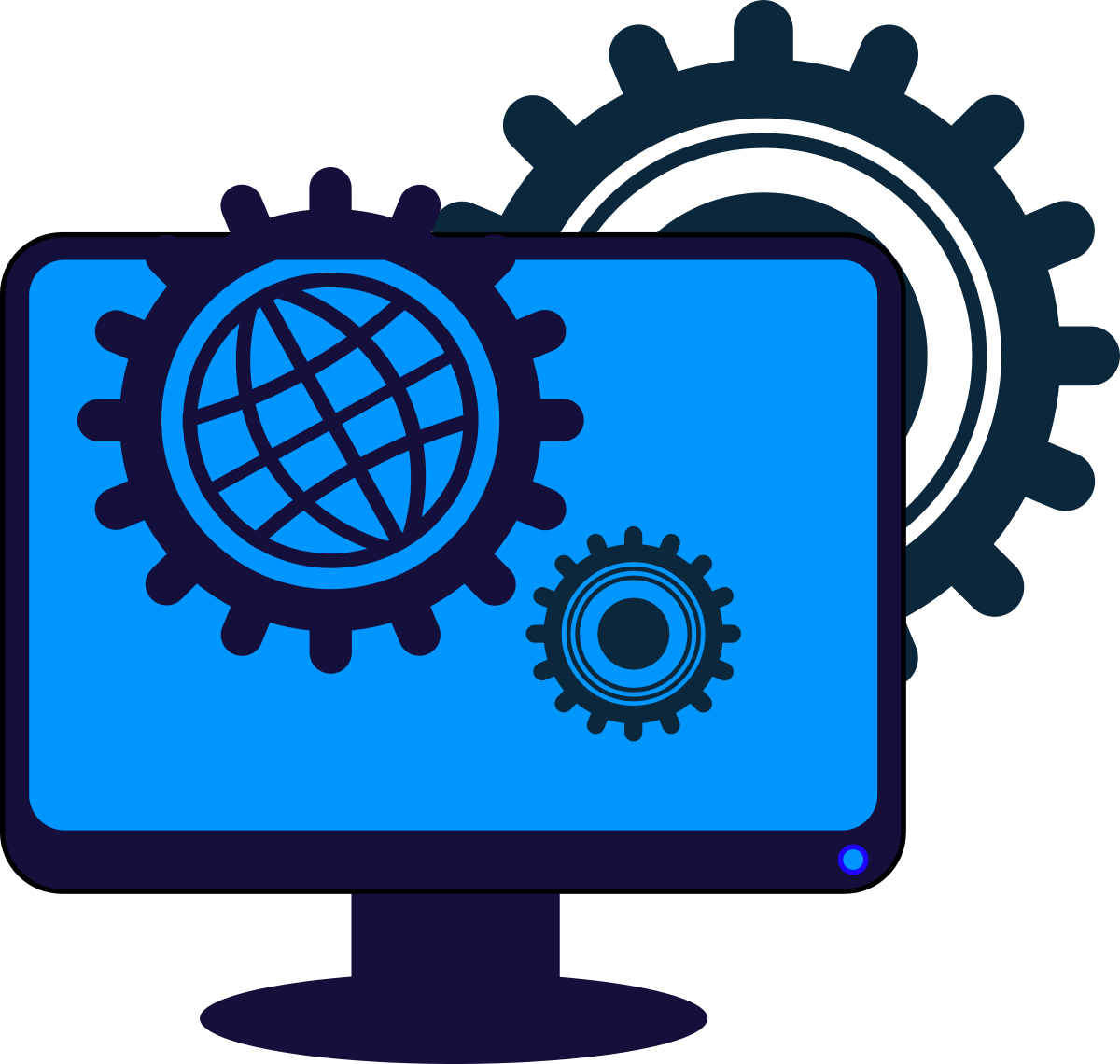 Software Services - Gear - Full Size PNG Clipart Images Download
