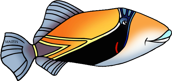 State Fish Of Hawaii - Hawaii State Fish Coloring Page - Full Size PNG ...