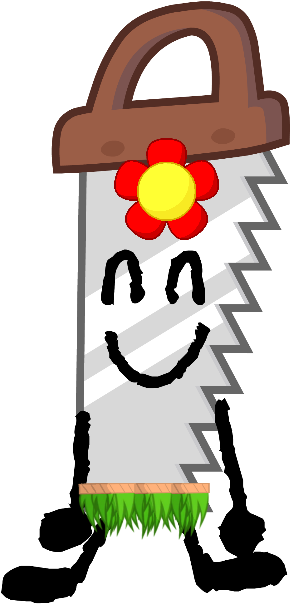 Hawaii Saw - Bfb Intro Bfdi Assets - (302x612) Png Clipart Download