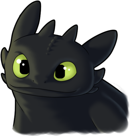 Toothless Dragon Clipart - Toothless Arts - (500x500) Png Clipart Download