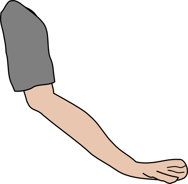 Left Arm Clipart - Arm Clipart - (600x586) Png Clipart Download