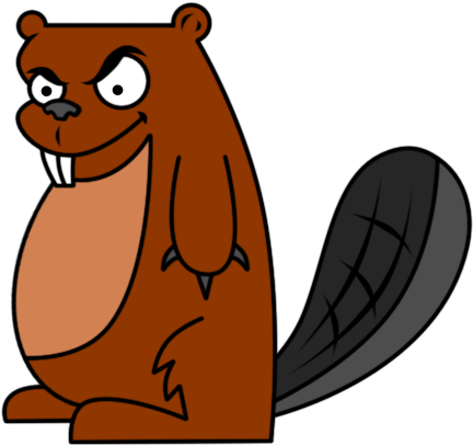 Realize The Beaver Oregon S - Cartoon Beaver Png - Full Size PNG ...