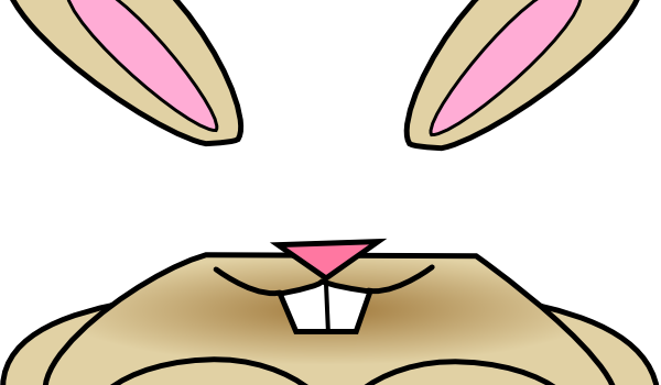 Easter Bunny Face Clipart - Easter Bunny Face Clipart - Full Size PNG ...