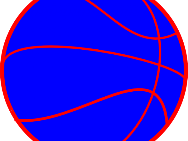 Basketball Clipart Blue - Basketball Clipart Blue - (640x480) Png ...