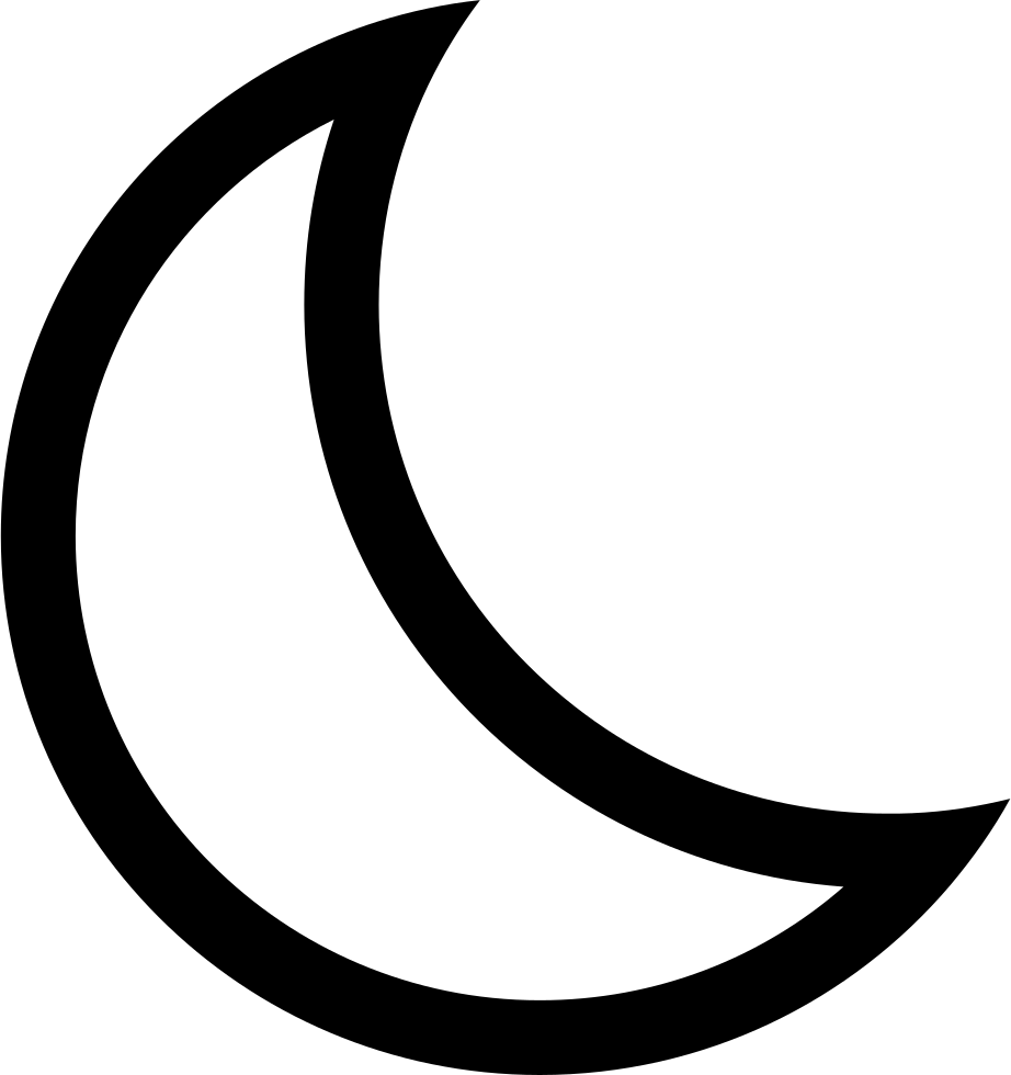 Moon Outline Png - Moon Outline Png - (922x980) Png Clipart Download