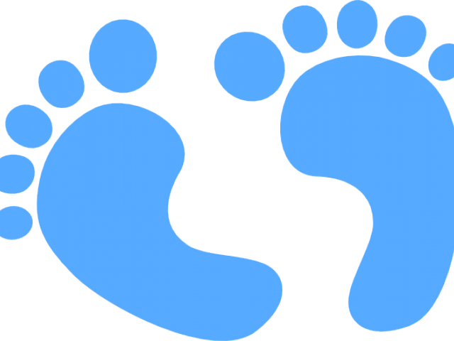 Light Blue Clipart Footstep - Light Blue Clipart Footstep - (640x480 ...