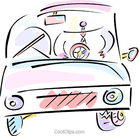 Man Driving Car Royalty Free Vector Clip Art Illustration - Man Driving ...