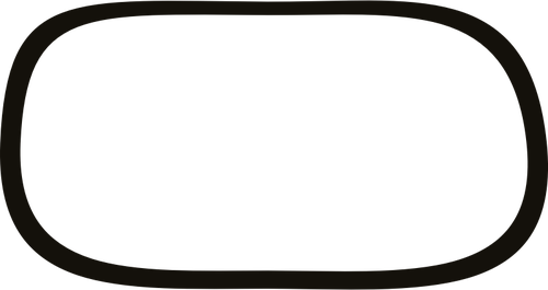 Vector Drawing Of Uneven Thickness Border - Vector Drawing Of Uneven ...