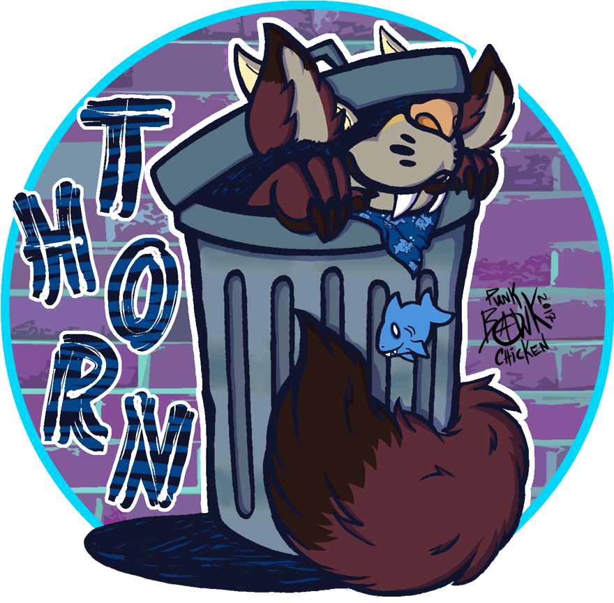 Furry Trash - Thorn - Furry Trash - Thorn - Full Size PNG Clipart Images Download