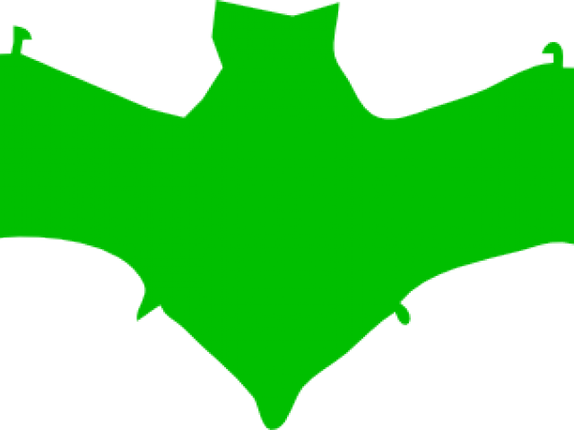 Bat Clipart Green - Bat Clipart Green - (640x480) Png Clipart Download