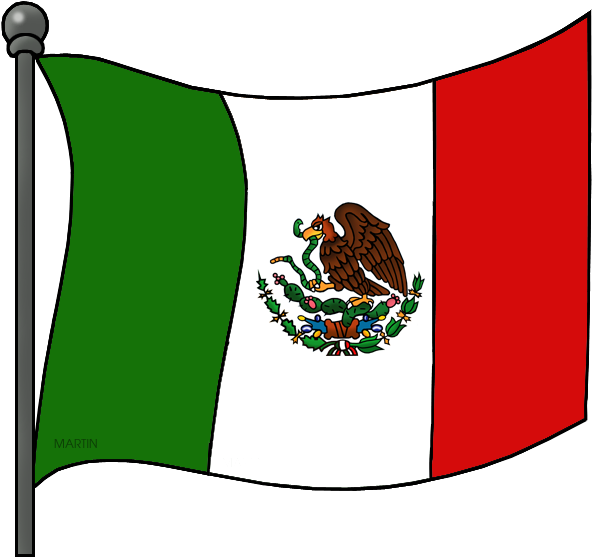 Mexican Flag - Mexican Flag Clipart - (648x604) Png Clipart Download