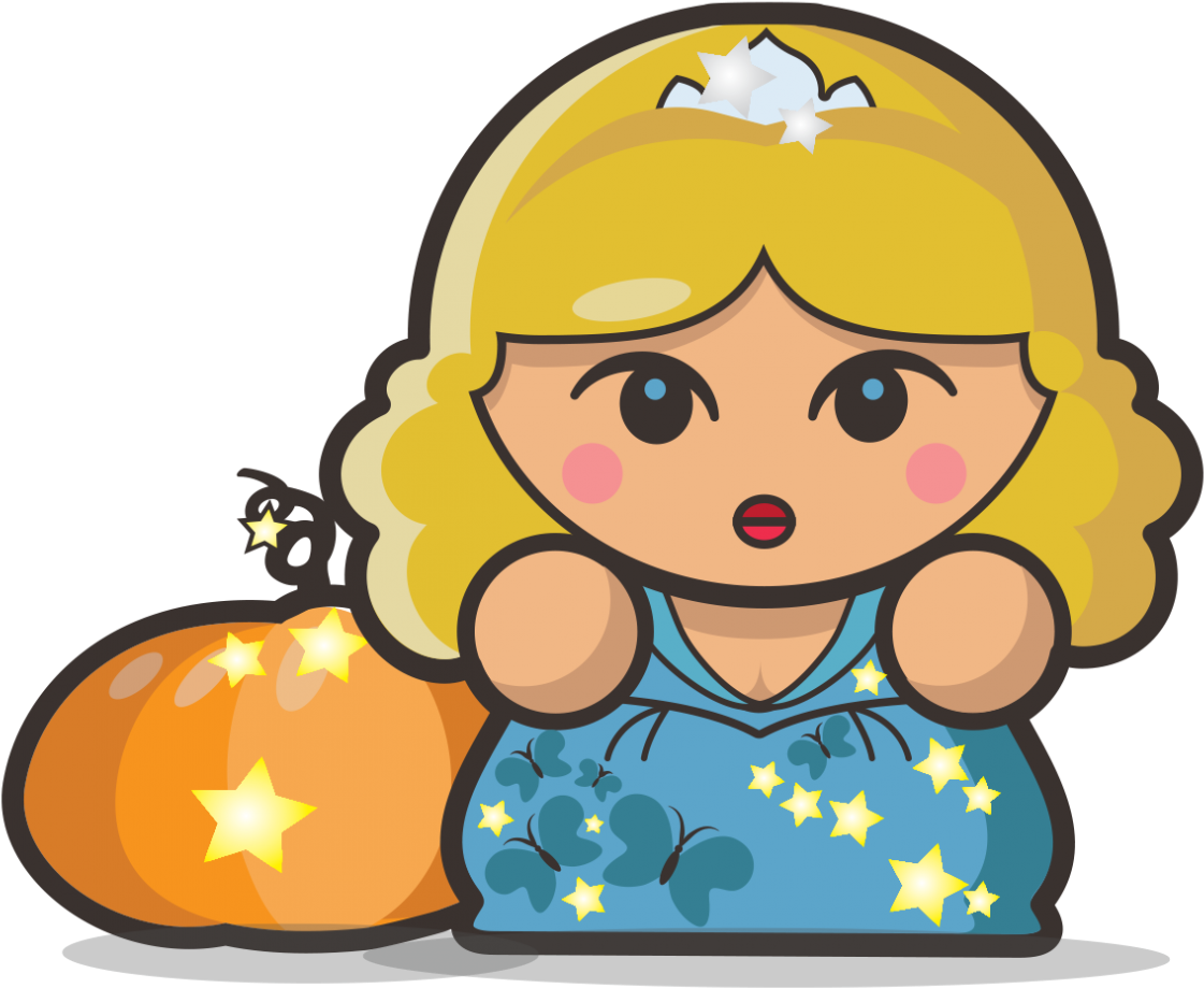 Cinderella - Cartoon - (1200x1078) Png Clipart Download