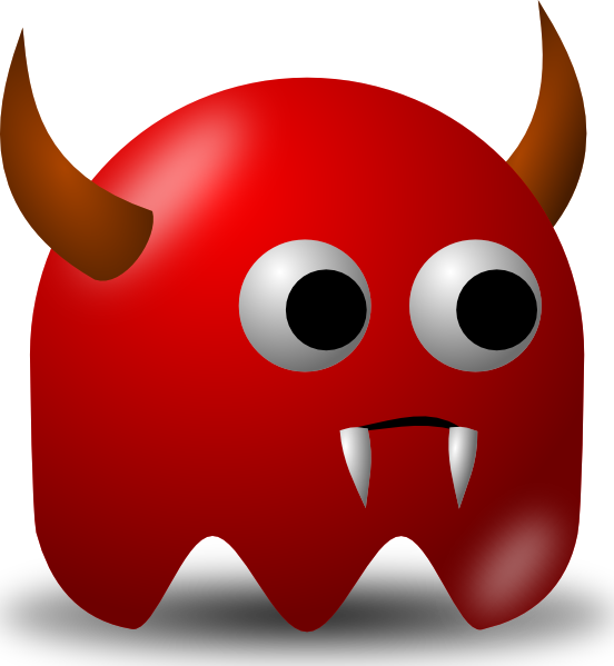 Devil Cartoon Transparent Background - (552x599) Png Clipart Download