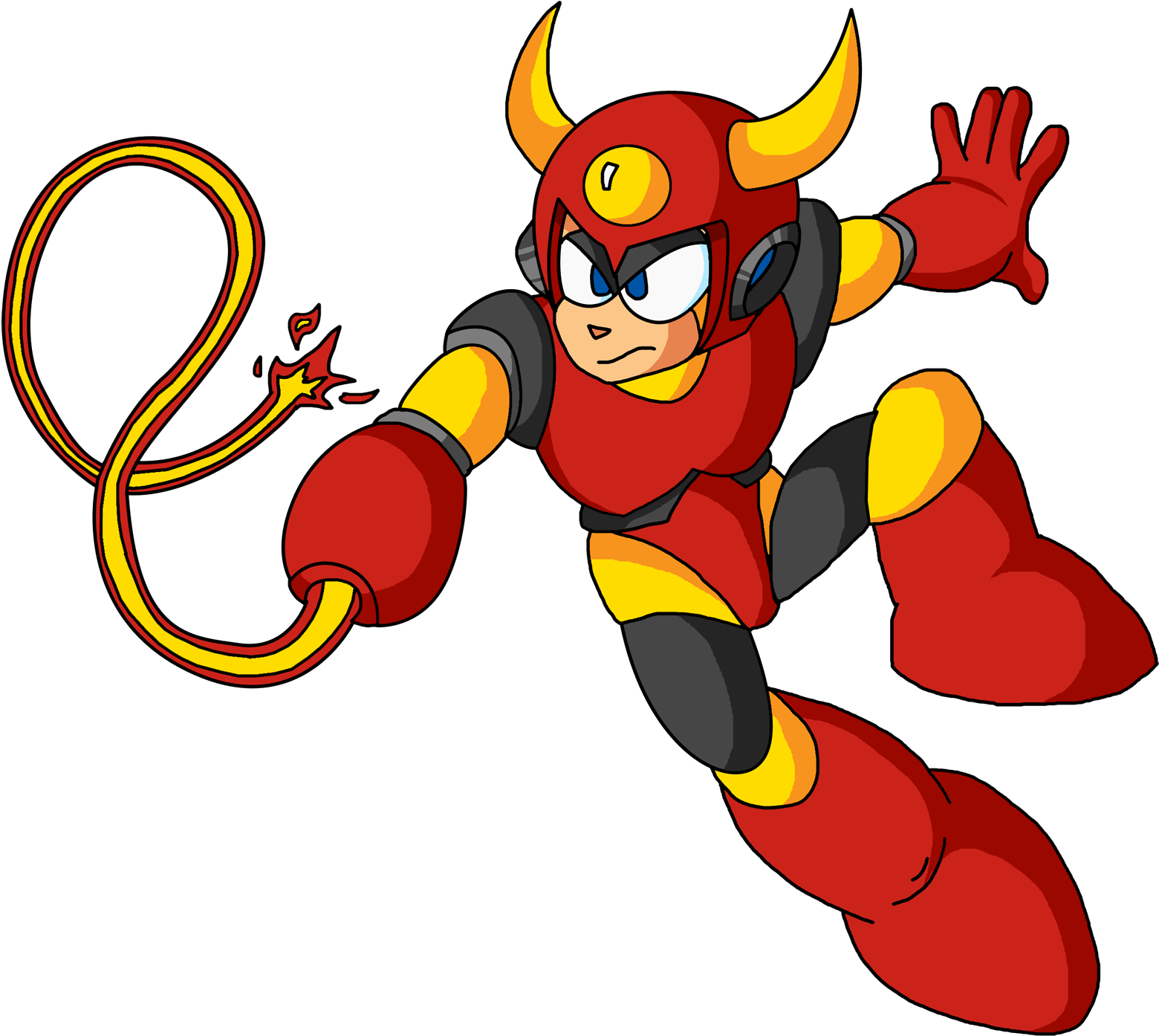 Devil - Devil Man Mega Man - (1597x1431) Png Clipart Download