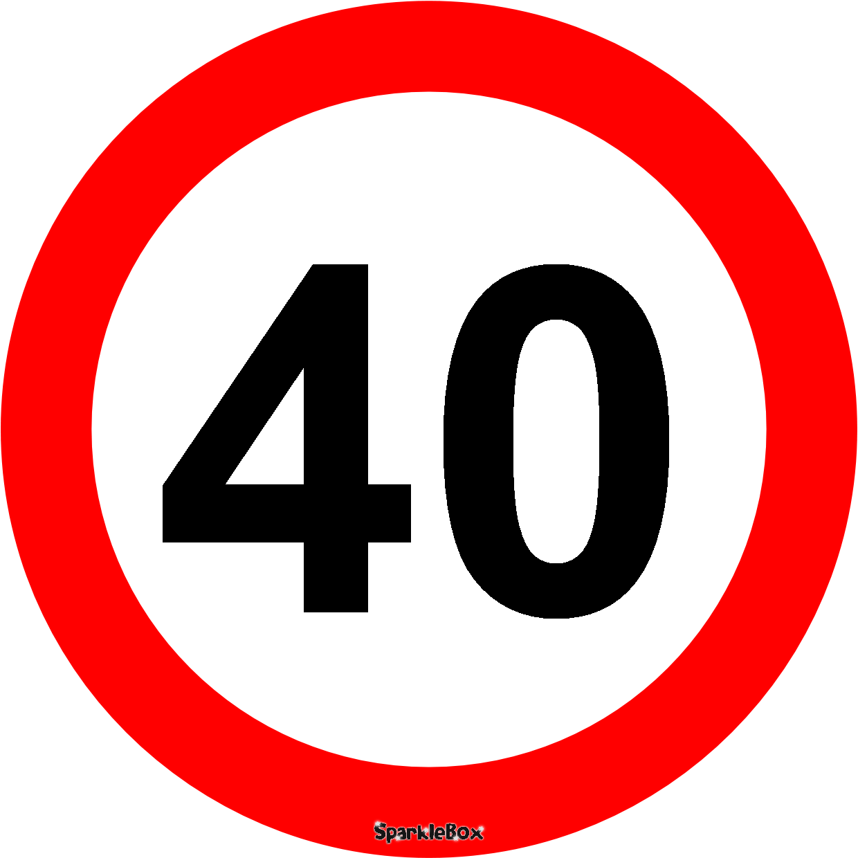 Traffic Signs Images - 40 Traffic Sign - (1240x1240) Png Clipart Download