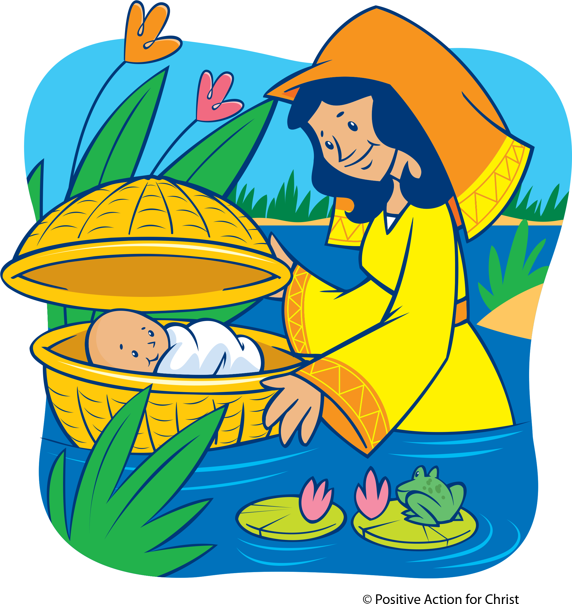 Baby Moses Clipart - Baby Moses Clipart - (2550x3300) Png Clipart Download
