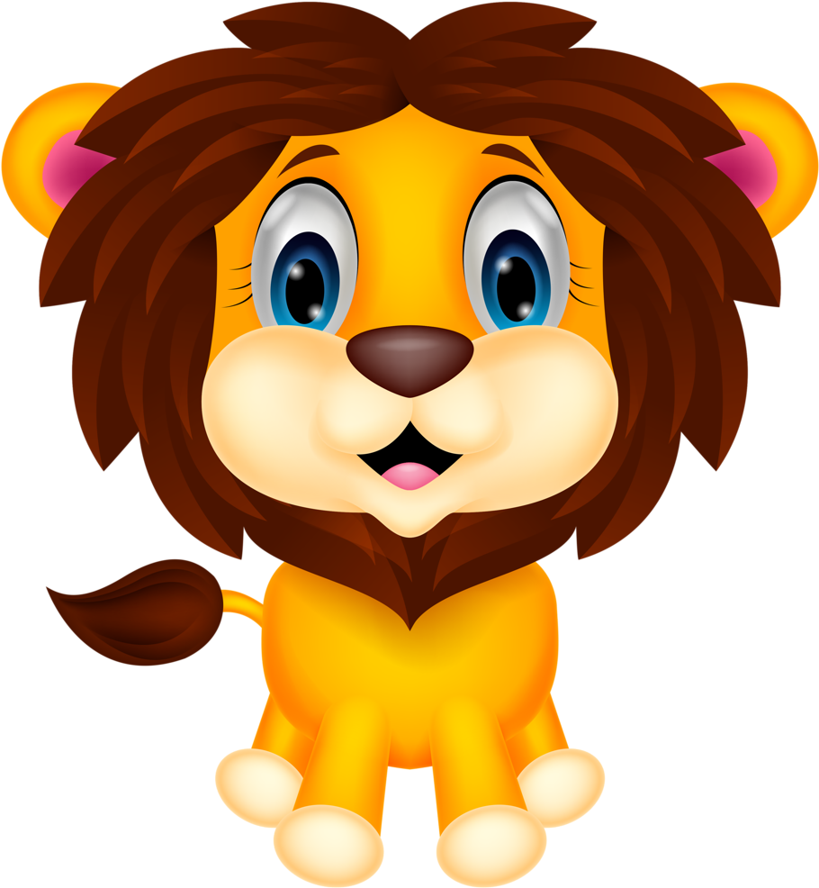 Lion Clipart Zoo Animal - Dibujos Animados De Un Leon - (995x1024) Png ...