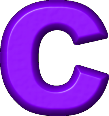 Clip Art Letter C - (378x400) Png Clipart Download
