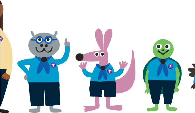 County Beaver Sleepover - Beaver Scout Template - Full Size PNG Clipart ...