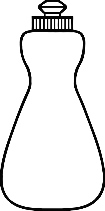 Washing Up Liquid Drawing - (360x720) Png Clipart Download