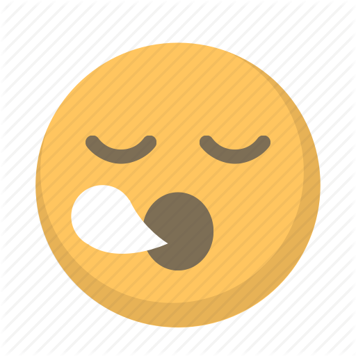 Sleepy Smiley Face Emoticon - Circle - (512x512) Png Clipart Download