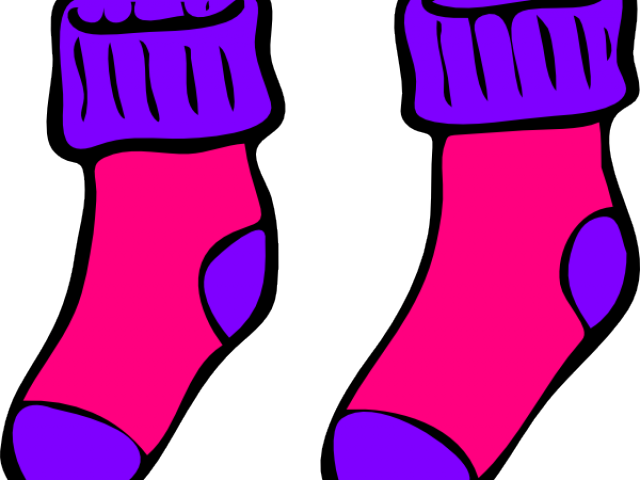 Socks Clipart Medyas - Socks Clip Arts - (640x480) Png Clipart Download