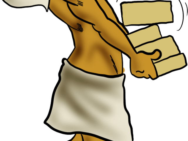 Egyptian Clipart Egyptian Servant - Draw Slaves In Egypt - (640x480 ...