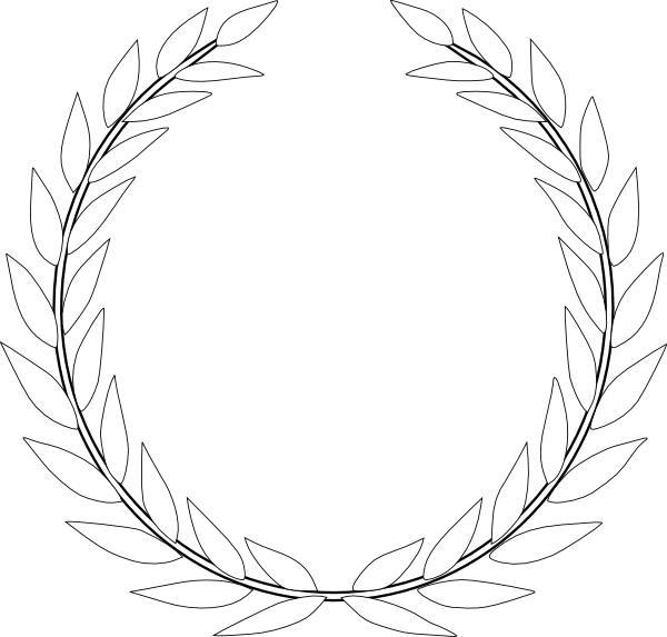 Roman Leaf Crown Vector - Vexilloid Of The Roman Empire - (600x573) Png ...