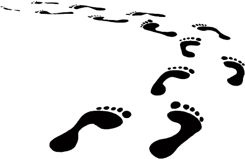 Footprints Png Clipart - Foot Prints Clip Art - Full Size PNG Clipart ...