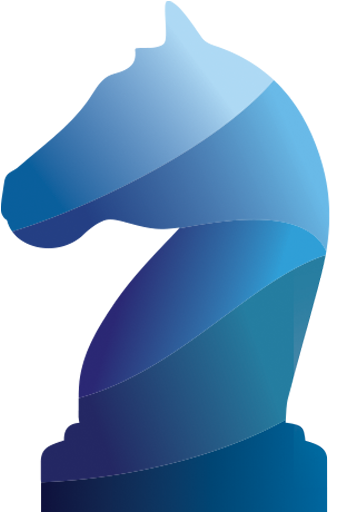 Knight - Chess Knight Logo Blue - (512x512) Png Clipart Download