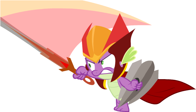 Mlp Spike Gauntlet Of Fire - (650x400) Png Clipart Download