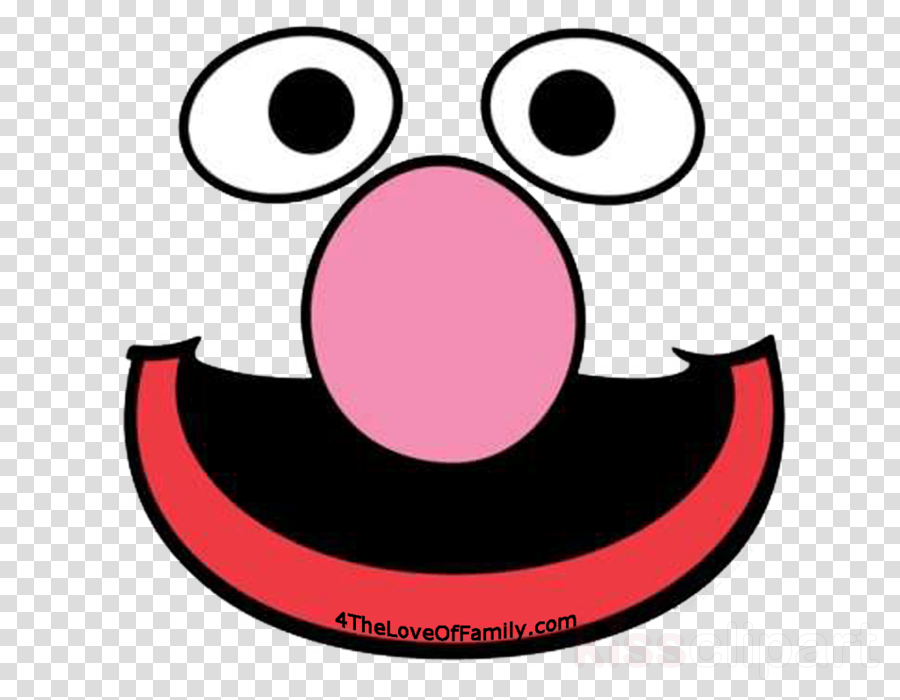 Grover Face Template Clipart Grover Elmo Cookie Monster - Vinyle Record ...