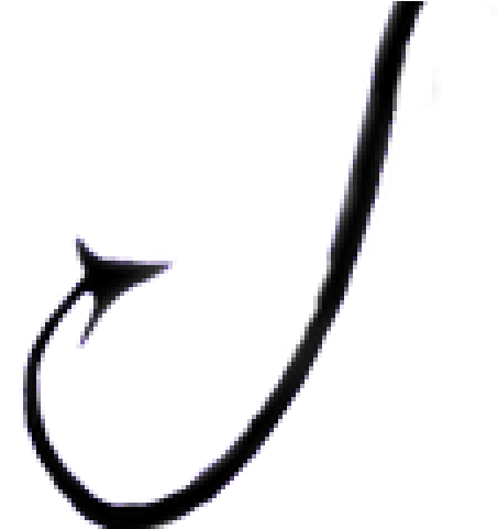 Tail Clipart Black Devil - Devil Tail - (640x480) Png Clipart Download