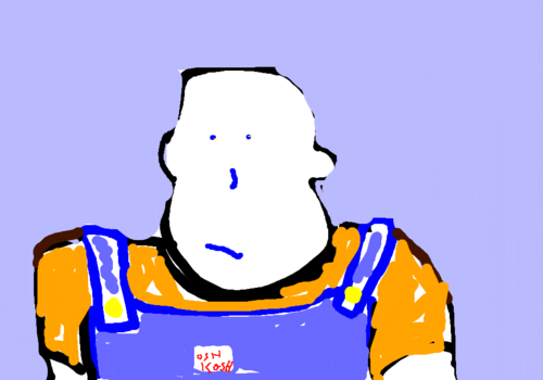 Overalls Are *back* - Cartoon - (500x350) Png Clipart Download