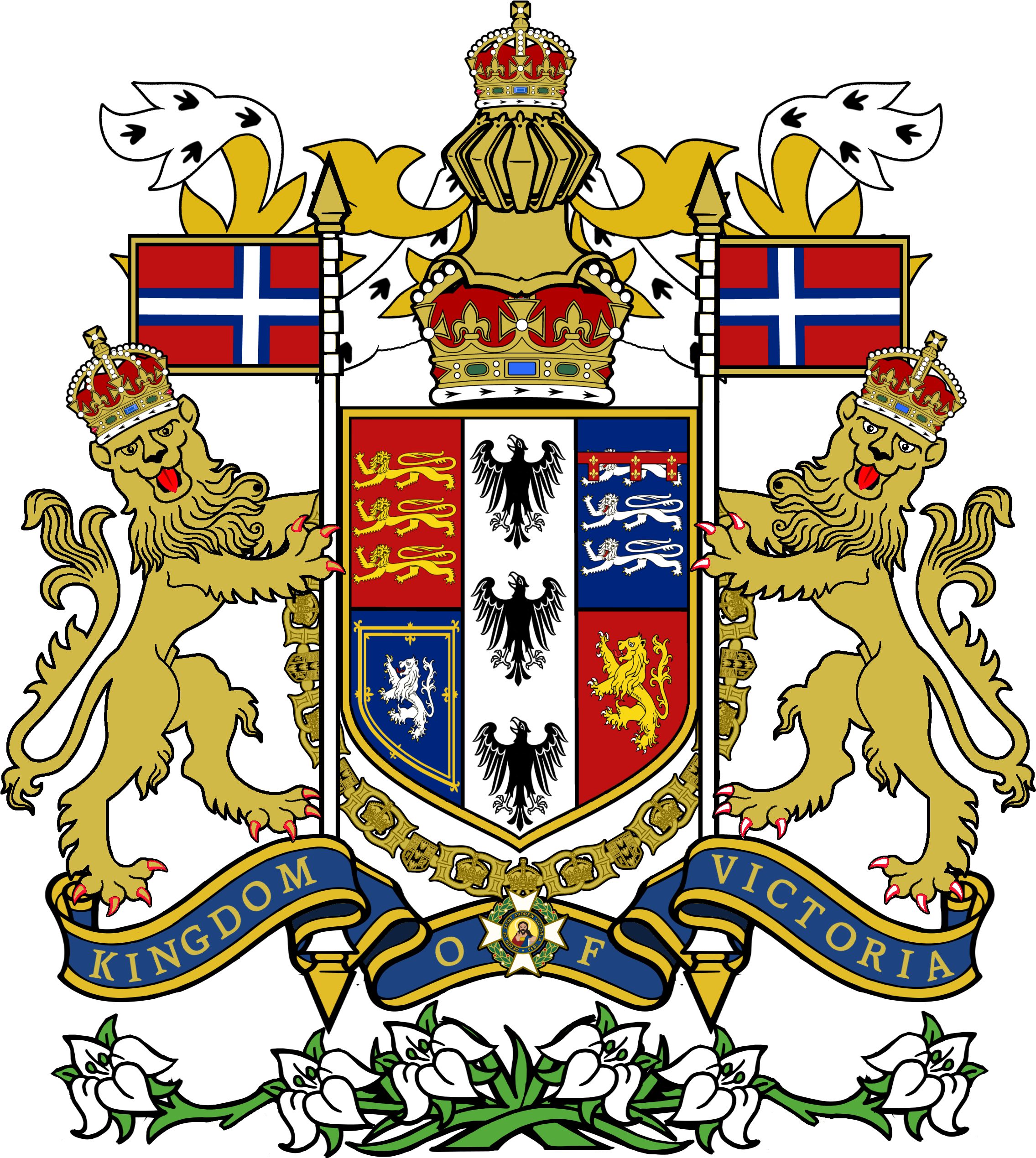 State Coat Of Arms - Crest Heraldry - (2285x2554) Png Clipart Download