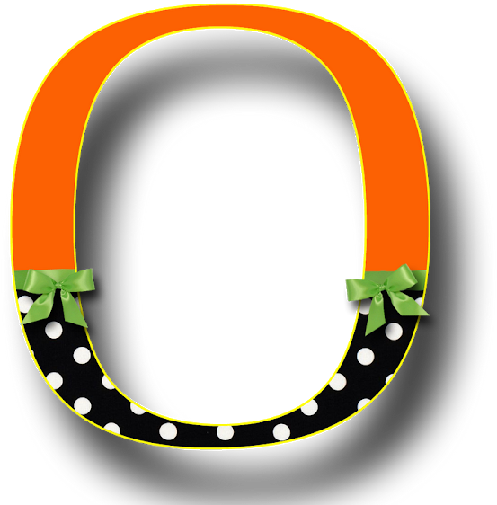 Halloween Polka Dot Alphabet Letters - Capital Letter Polka P Png ...