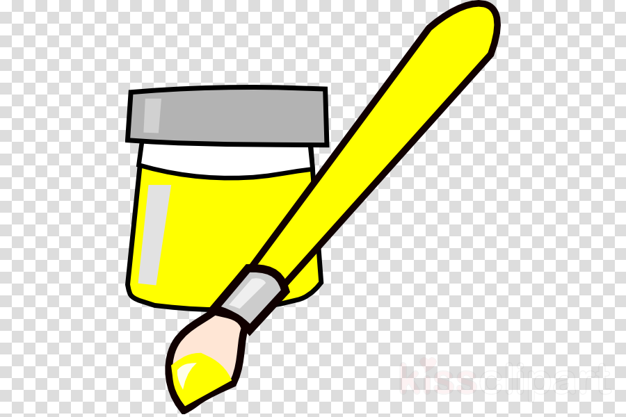 Yellow Paint Clipart Paint Brushes Clip Art - Hair Cutting Scissors Svg ...
