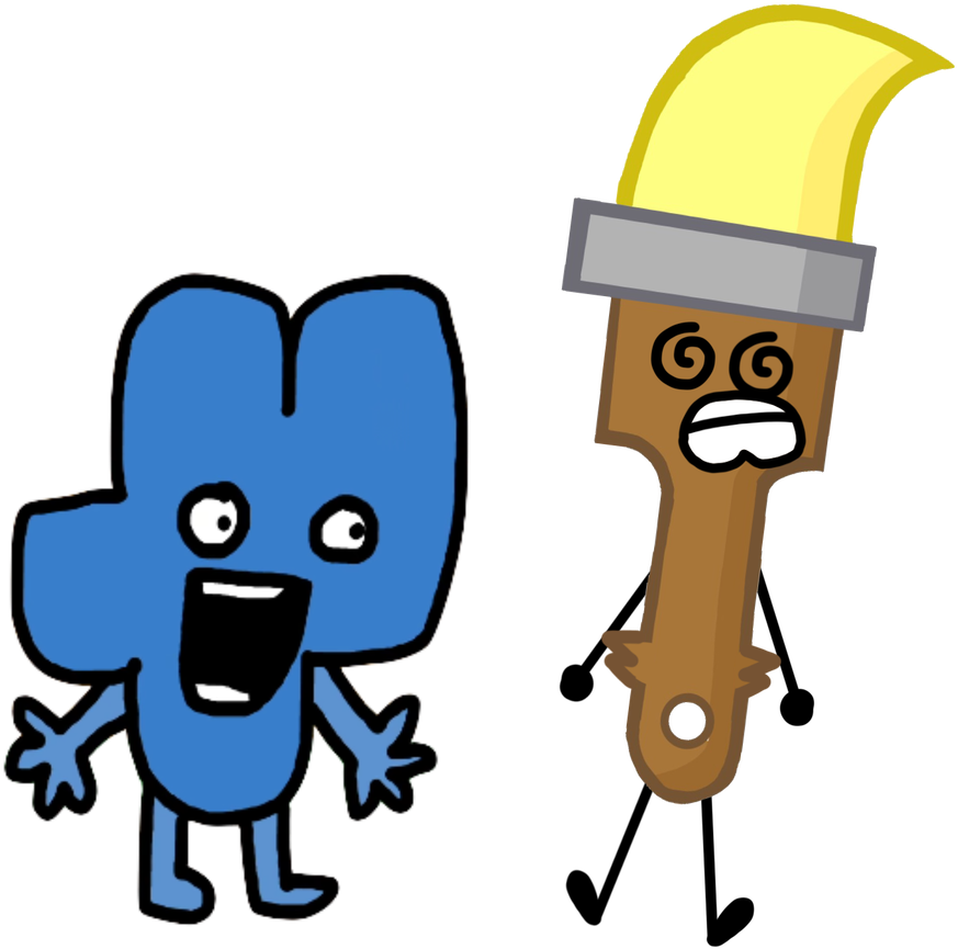 Paintbrush But In Bfb Style 4 By Glazesugarnavalblock - Inanimate ...