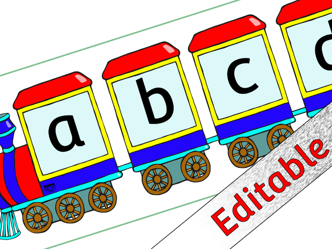 Steam Train Alphabet - Number - Full Size PNG Clipart Images Download
