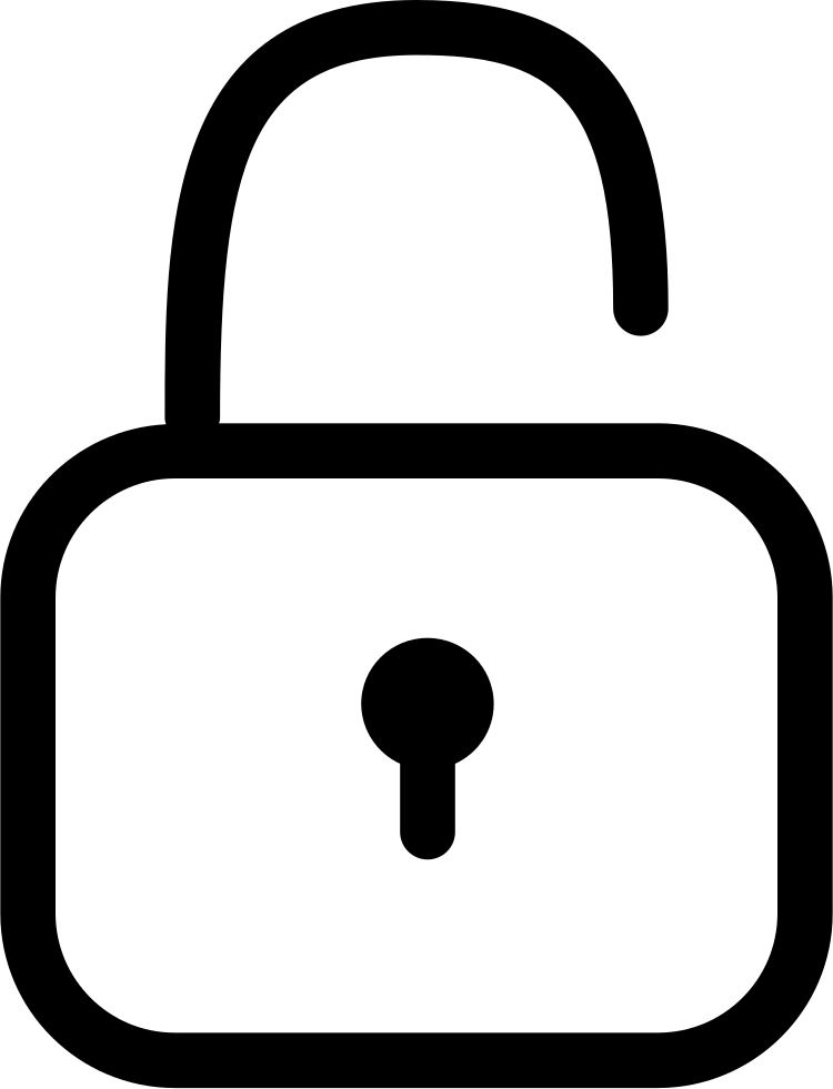 Png File Svg - Free Lock Icon Png - (750x981) Png Clipart Download