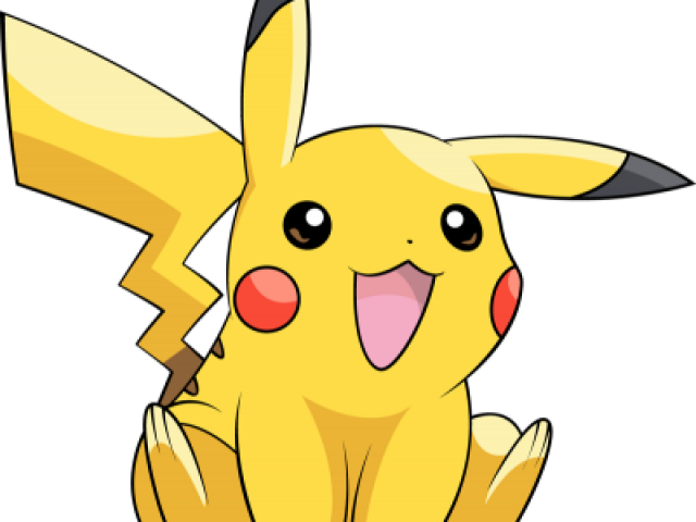 Pokemon Clip Art - Happy Pikachu - (640x480) Png Clipart Download