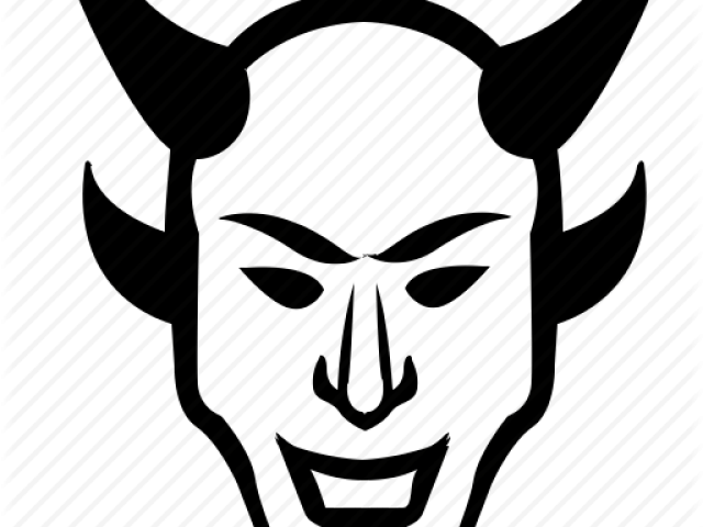Evil Clipart Devil Head - Illustration - (640x480) Png Clipart Download