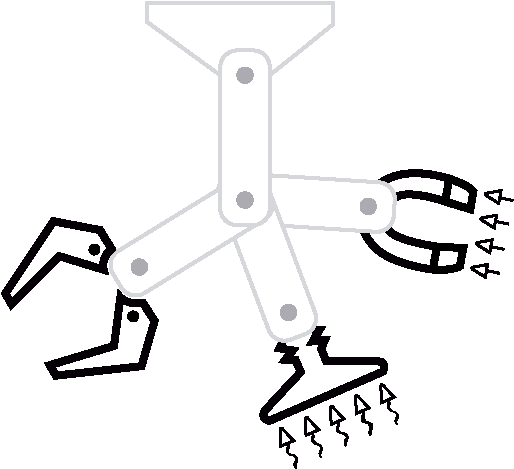 Robot Gripper - Drawing - (532x532) Png Clipart Download