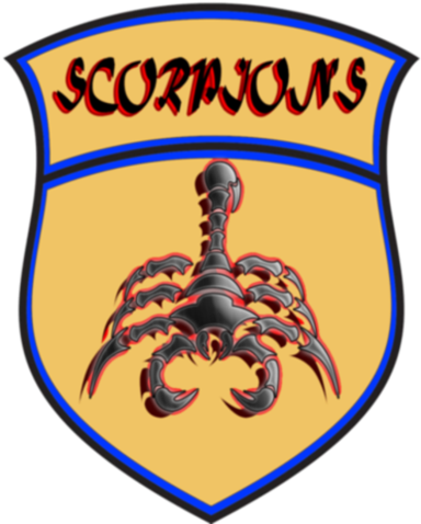 Scorpions Team - Geometric Scorpion Transparent - (397x512) Png Clipart Download