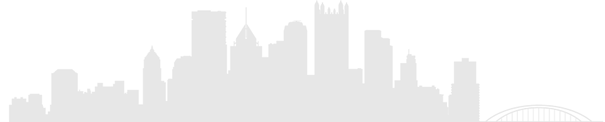 Pittsburgh Bridge Vector - Silhouette - (861x174) Png Clipart Download