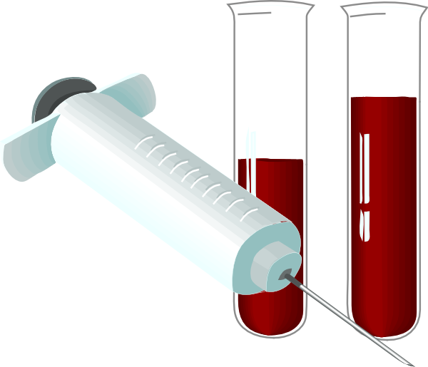 Blood Test Clip Art - (600x515) Png Clipart Download