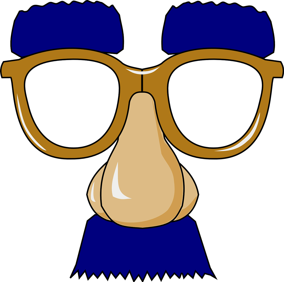 Groucho Marx Glasses Vector - (1200x1194) Png Clipart Download